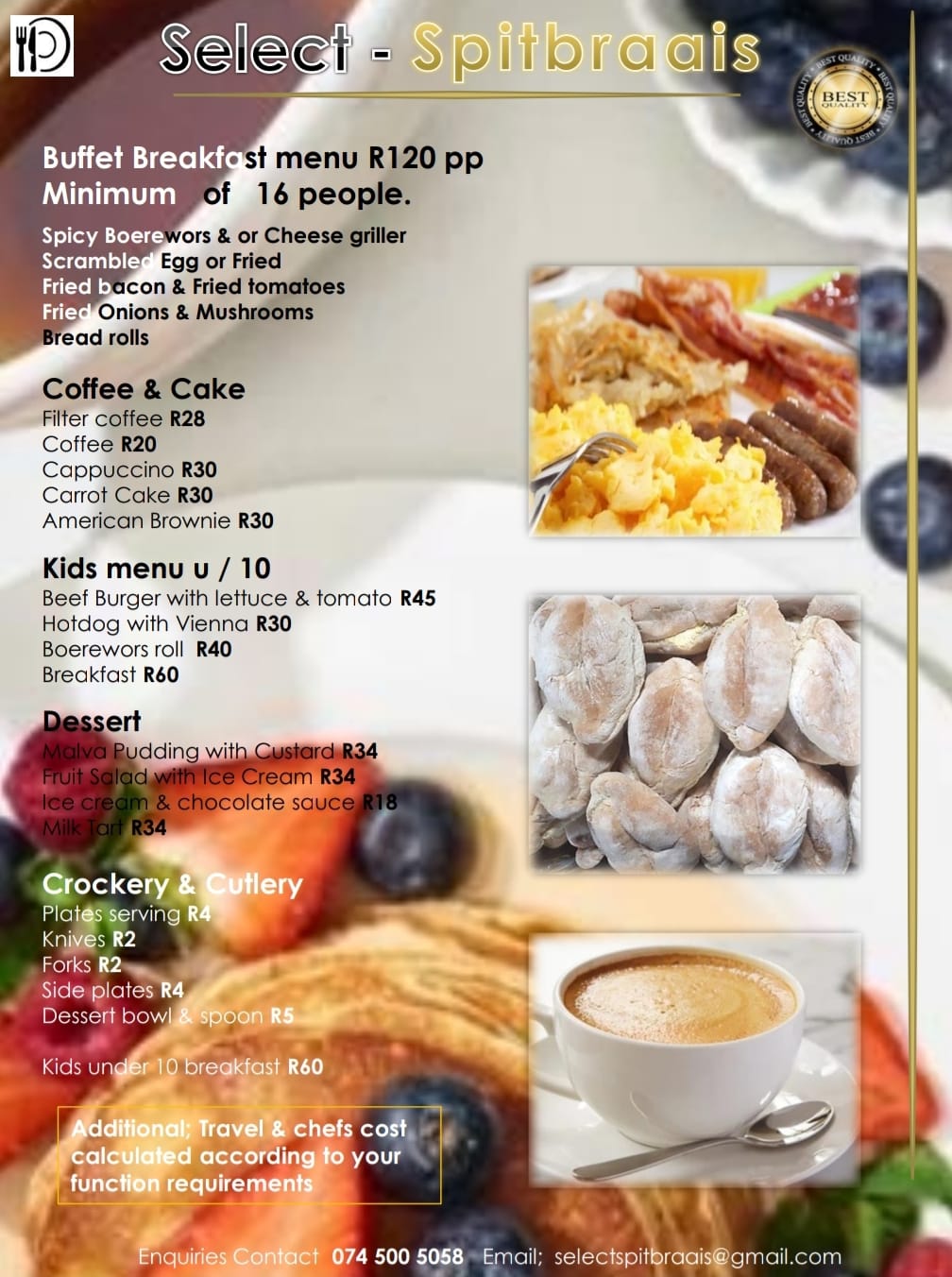 Home - Select Spitbraais